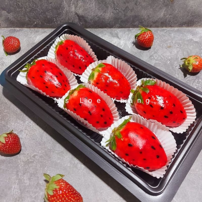 Jual Lukchup Strawberry Viral isi 6 lukcup kueku ms loe yhang | Shopee ...