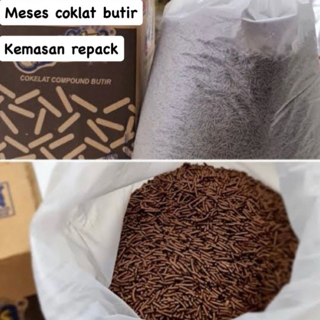 Jual MESES COKLAT BUTIR 1 KG (REPACK) | Shopee Indonesia
