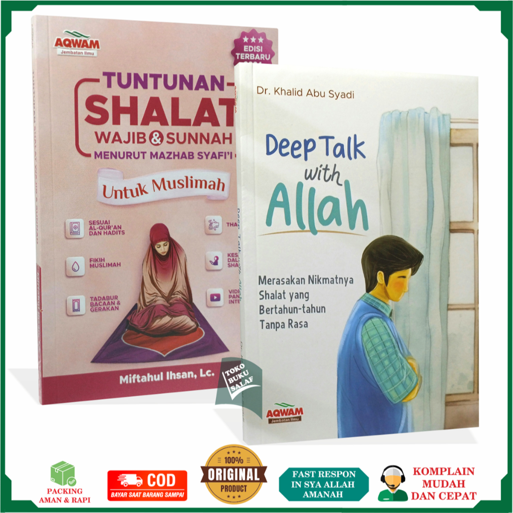 Jual PAKET 2 Buku Deep Talk With Allah DAN Tuntunan Shalat Wajib dan ...