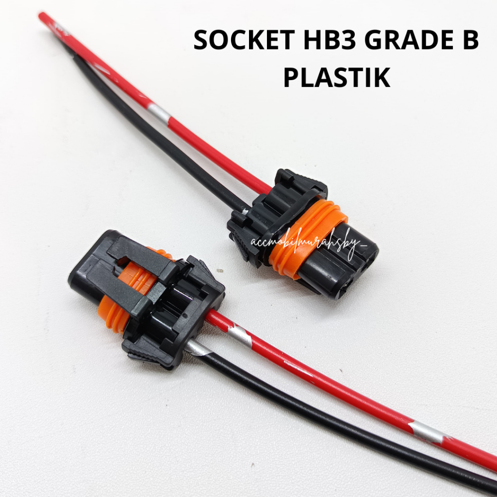 Jual Soket Kabel Fog Lamp Lampu Halogen HB3 HB4 Universal Plastik ...