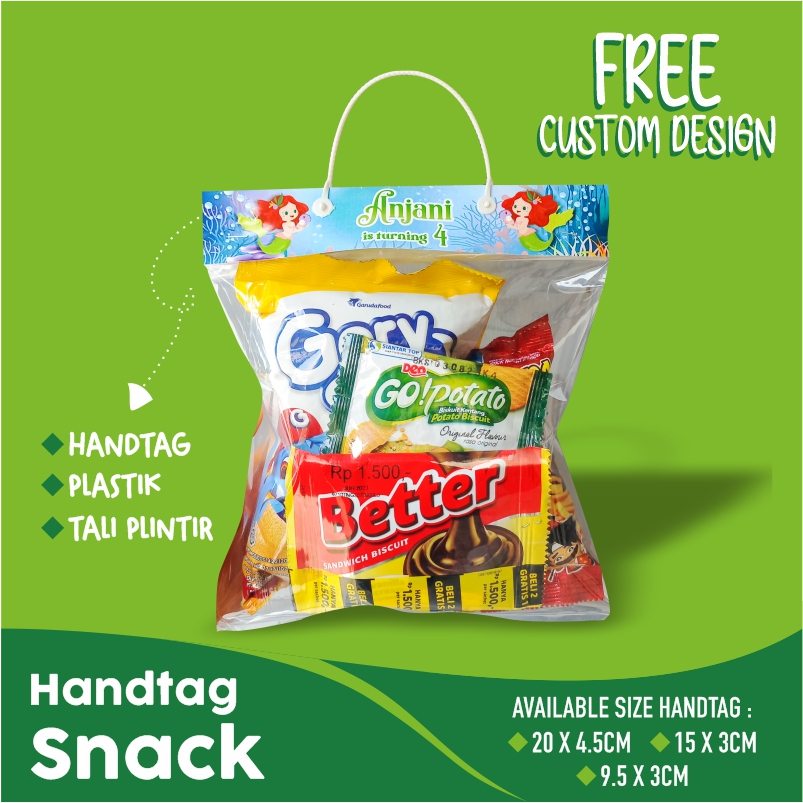 Jual HANDTAG LABEL SNACK | AKSESSORIS SNACK ULTAH TASYAKURAN ...