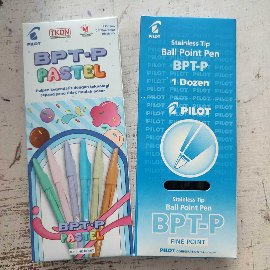 Jual (1 pak) ORIGINAL Bolpen / Ballpoint / Pulpen / Pen Pilot BPT-P ...