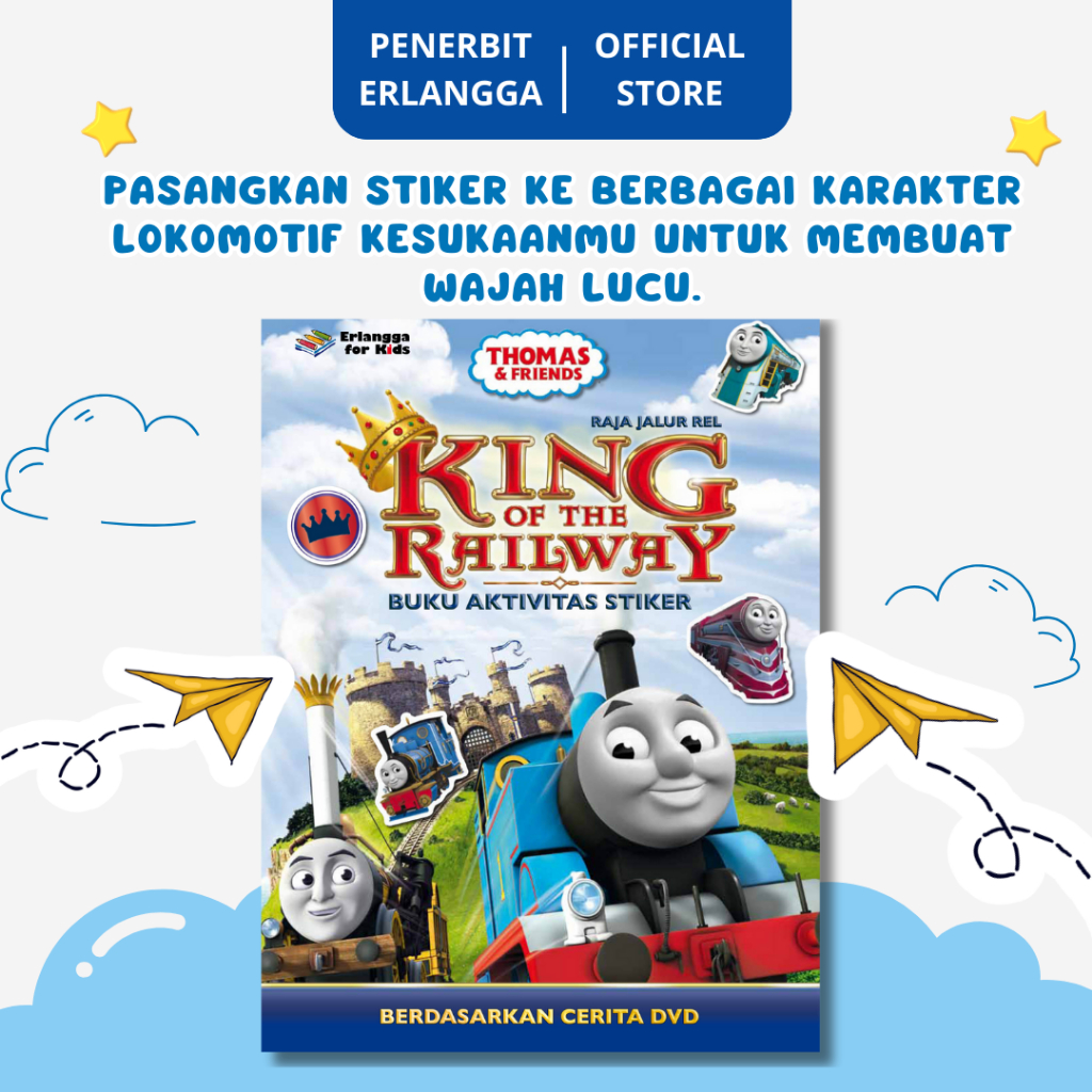 Jual [Erlangga Official] Buku Cerita Anak: Thomas & Friends: Buku ...