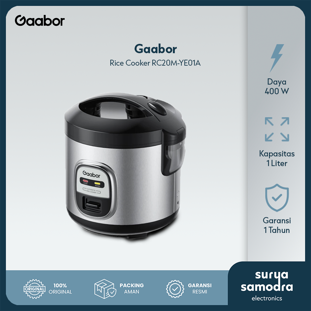Jual GAABOR Rice Cooker Magic Com 400W 1L Serbaguna Anti Lengket ...