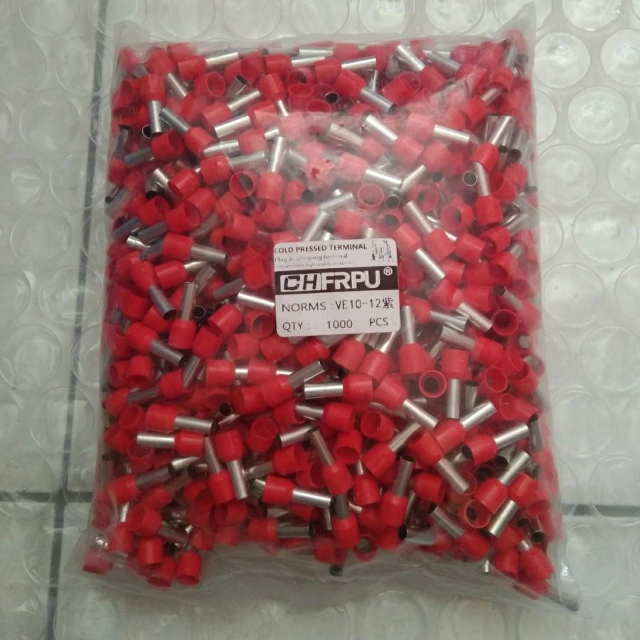 Jual sekun ferrules E10 - 12 / 10 mm panjang 12 mm / isi 100 pcs ...