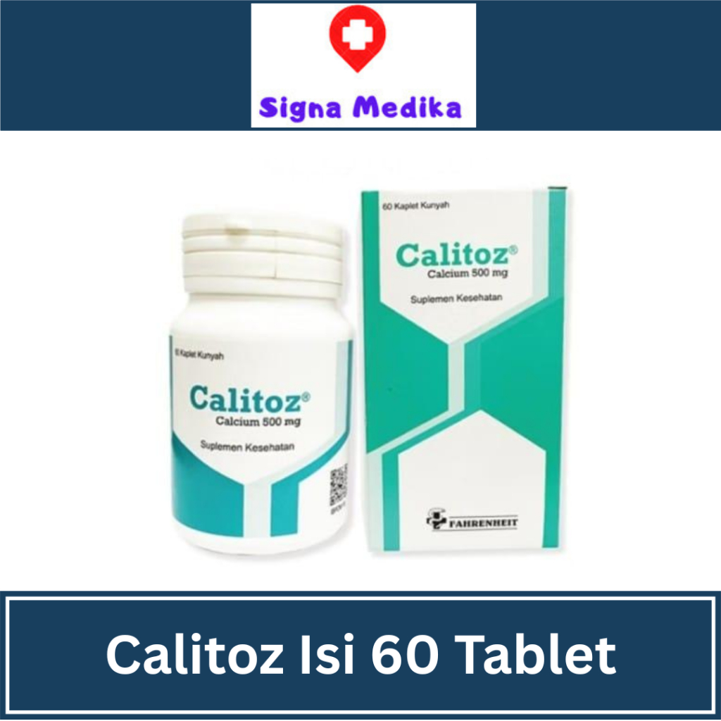 Jual Calitoz/Calos 500mg Isi 60 Tablet - Multivitamin Kalsium | Shopee ...