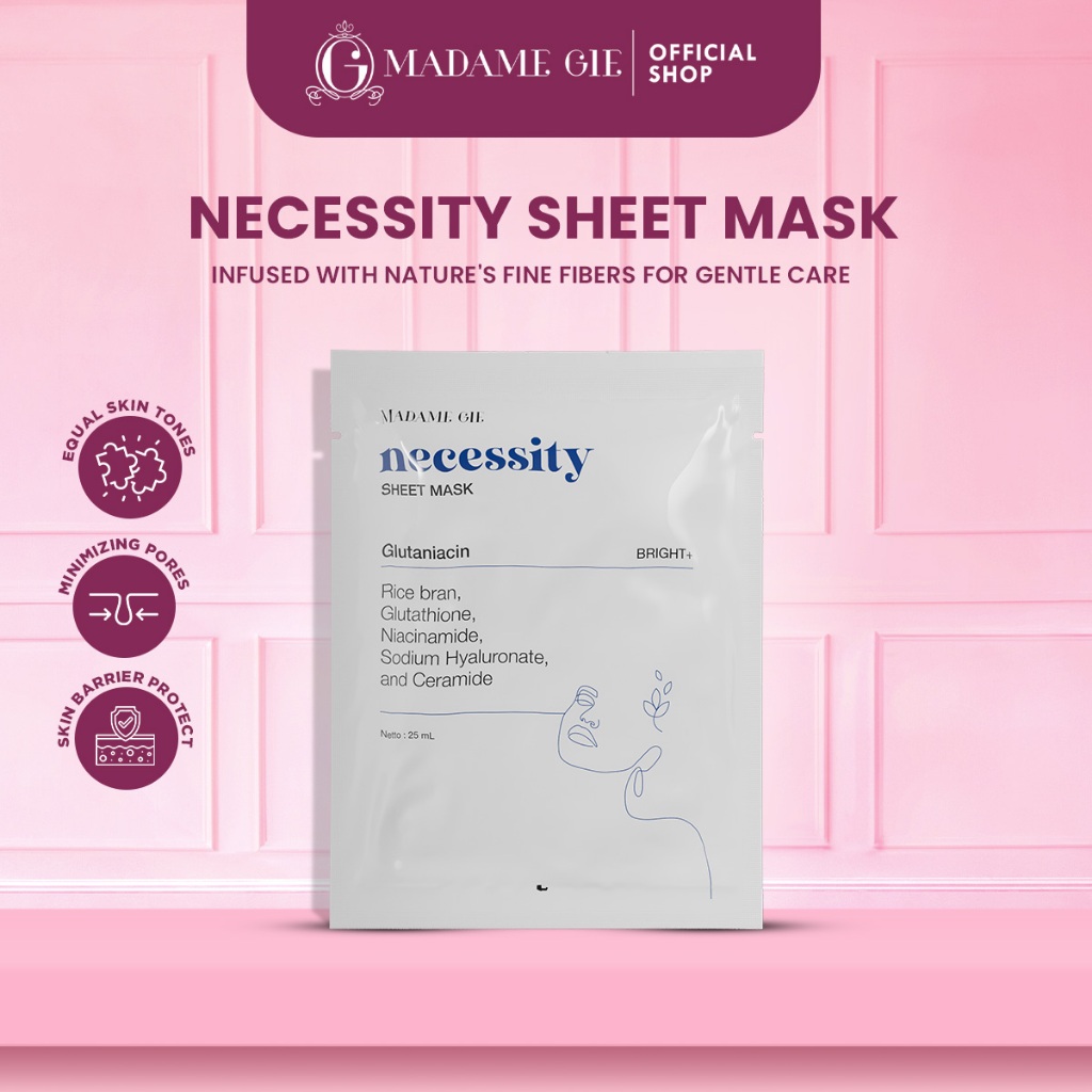 Jual [READY STOCK] [BUNDLE ISI 6] Madame Gie Necessity Sheet Mask ...