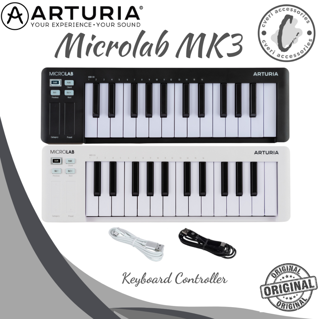 Jual Arturia Microlab MK 3 Keyboard Controller Original Microlab MK3 MKIII MK III | Shopee Indonesia