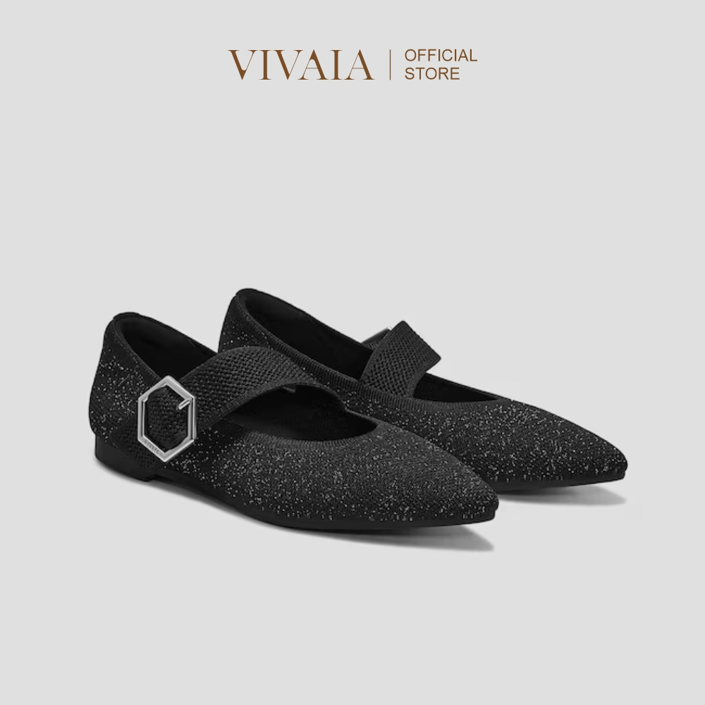Jual VIVAIA Sepatu Wanita Pointed-toe Mary-Jane Flats (Maria ...