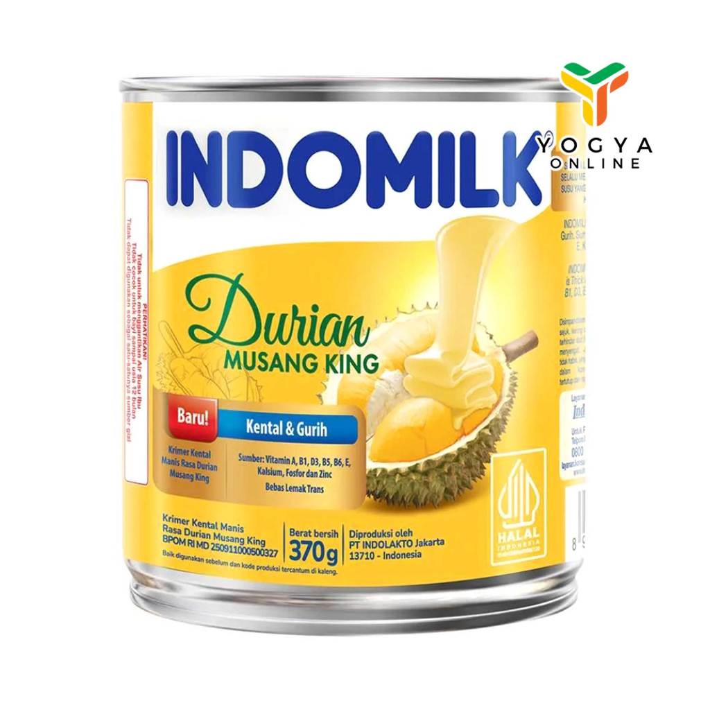 Jual Indomilk Durian Musang King Can 370G | Shopee Indonesia