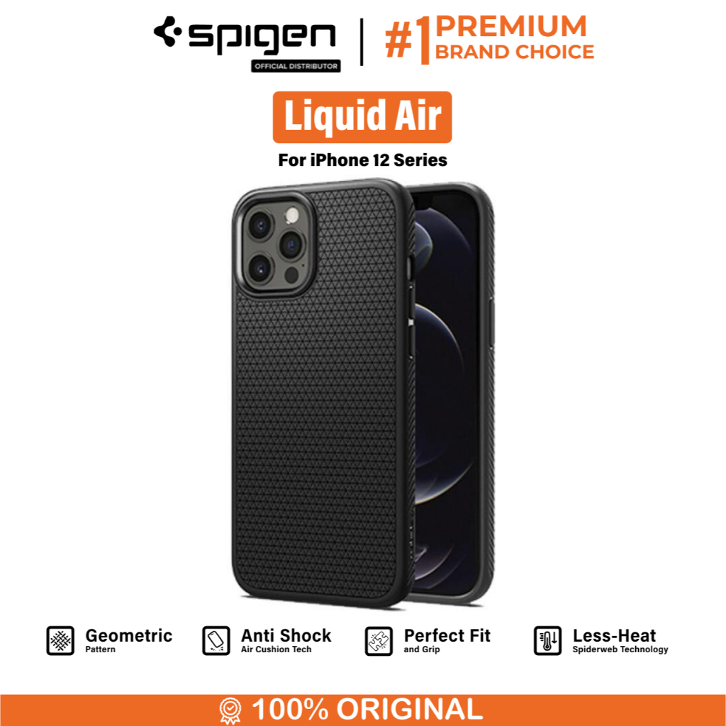 Jual Spigen Case iPhone 12 / Pro / Max / Mini Liquid Air Softcase ...