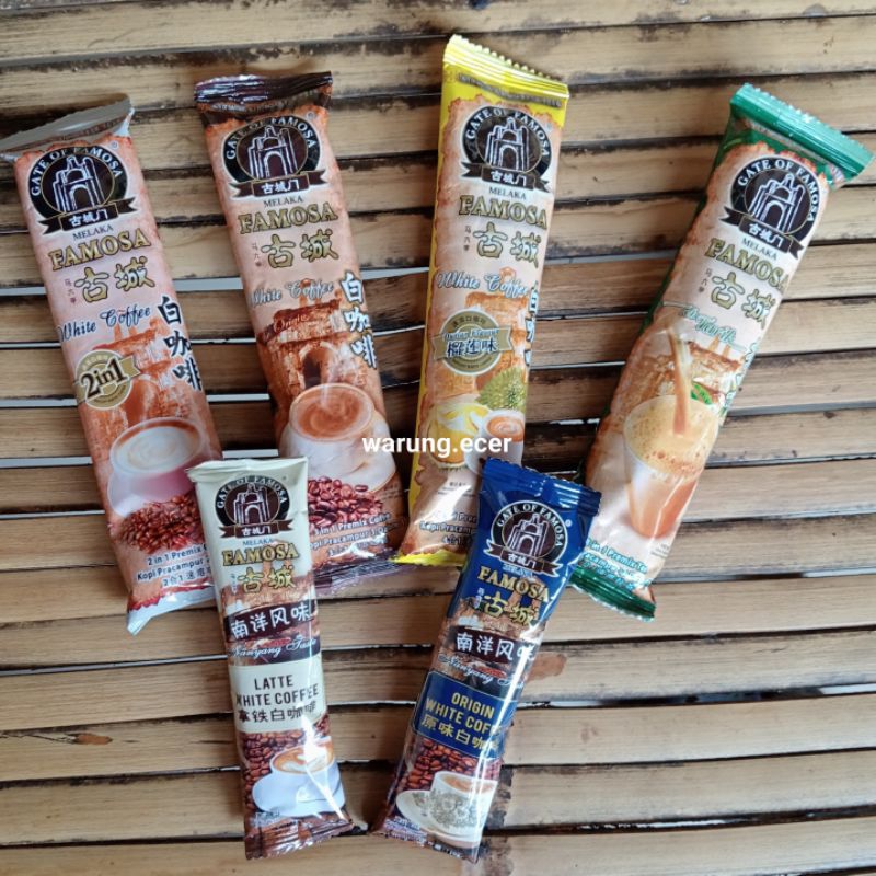 Jual ECERAN - GATE OF FAMOSA MELAKA FAMOSA WHITE COFFEE KOPI TEH ORIGIN / COFFEE CREAMER / TEH ...
