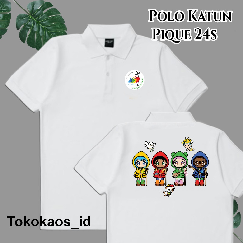 Jual BAJU POLOSHIRT KERAH LUCE AND FRIENDS YUBILEUM SERAGAM YUBELIUM ...