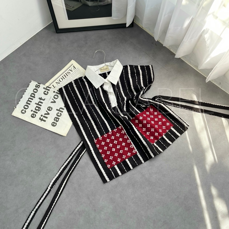 Jual READYSTOCK/ Raline vest / vest batik kerja / vest batik kondangan ...