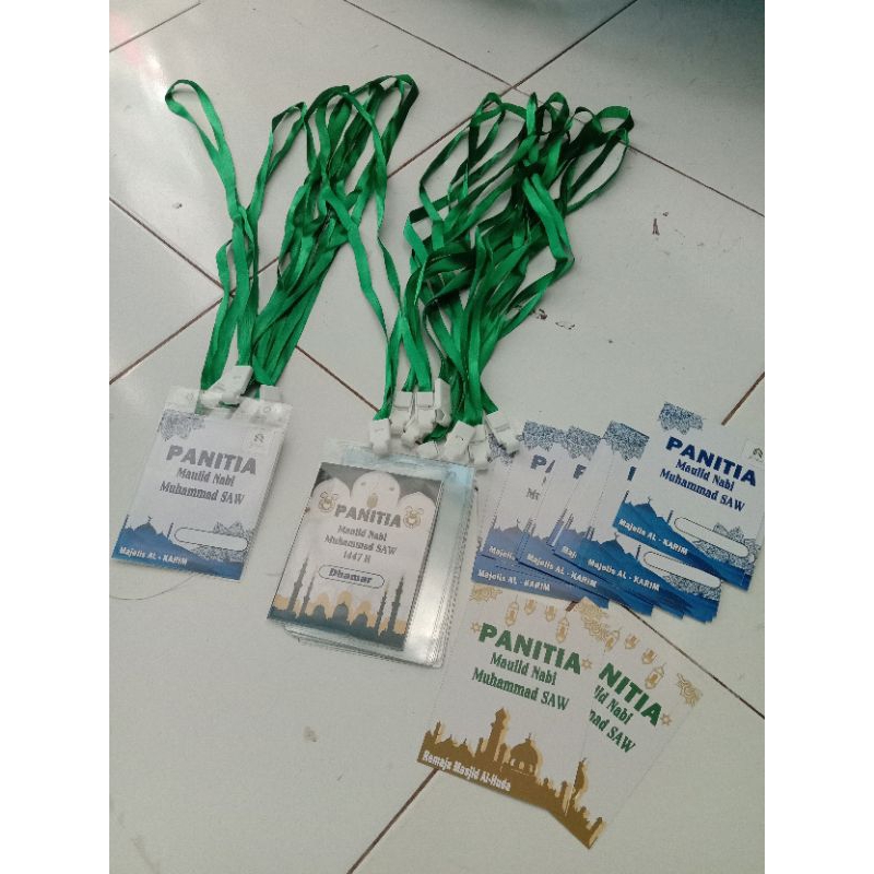 Jual name tag panitia Custom | Shopee Indonesia