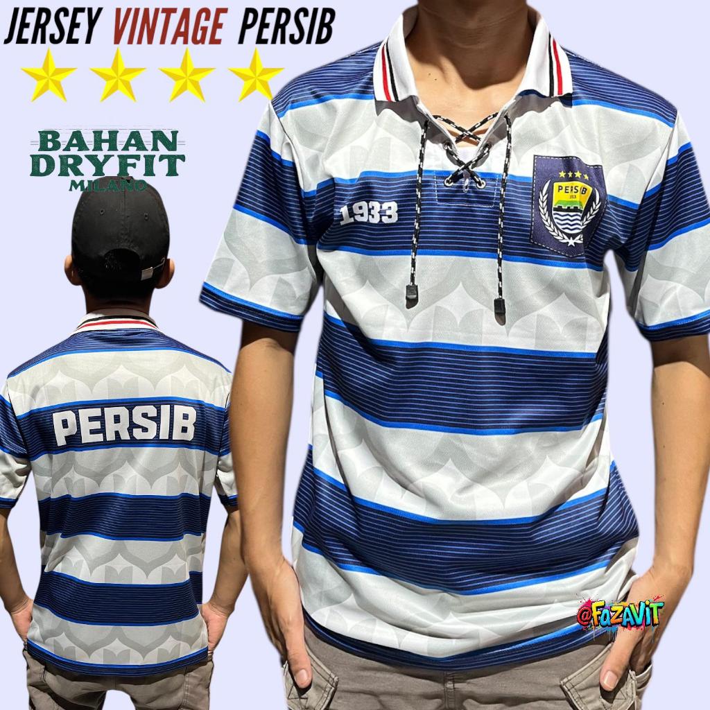 Jual Jersey Persib Retro Fantasy Vintage | Shopee Indonesia