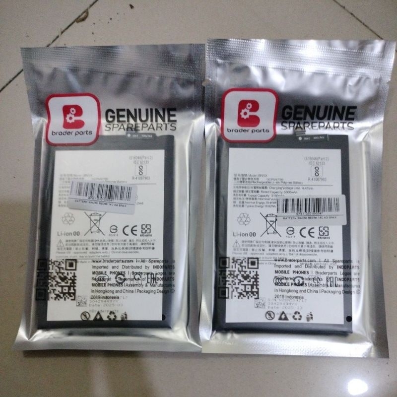 Jual BATTERY BATRE BATRAI XIAOMI REDMI 14C/C75/BN5X | Shopee Indonesia