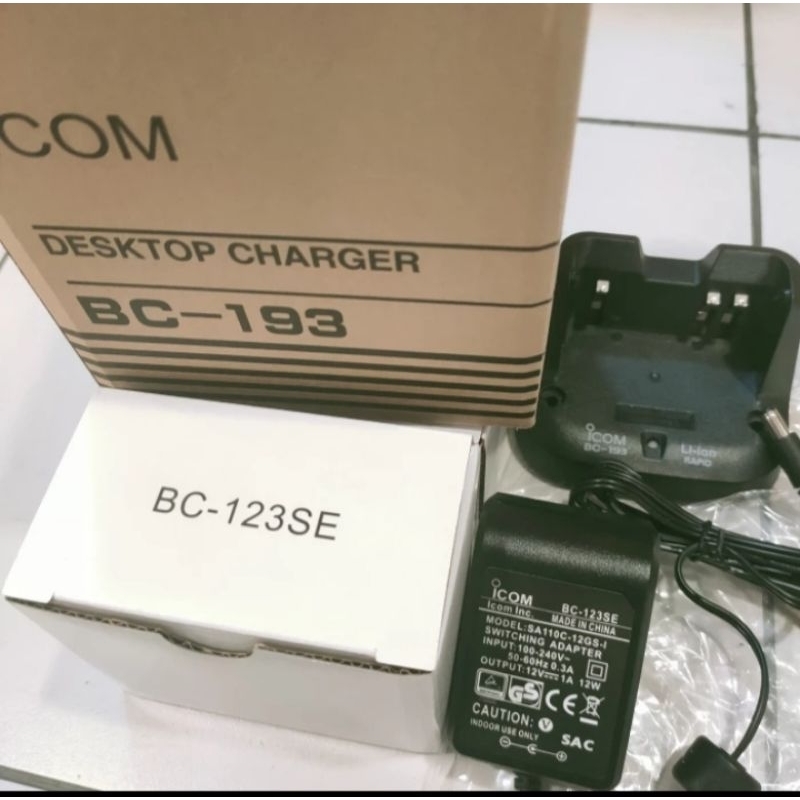 Jual charger ht icom v80 BC 193 ORI | Shopee Indonesia