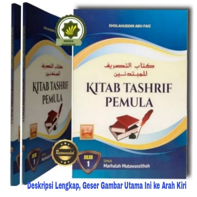 Jual Buku KITAB TASHRIF PEMULA jilid 1 dan jilid 2 كتاب التصريف ...