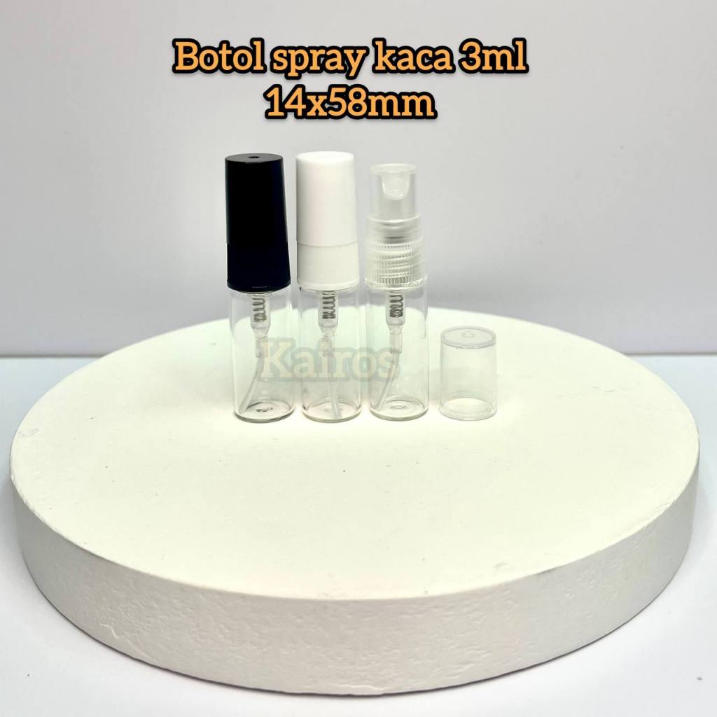 Jual Botol Spray Refill 3ml Decant Parfum Sanitizer Travel Size Kaca ...