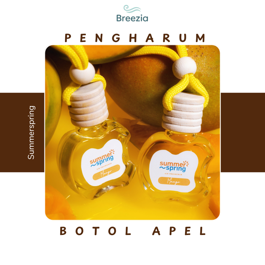 Jual SUMMERSPRING Botol Apel Parfum Pengharum Mobil dan Ruangan Gantung ...