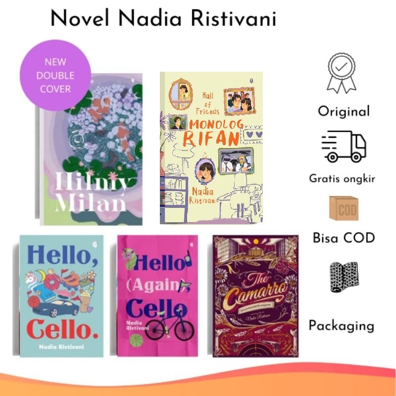 Jual Novel Hilmy Milan - Hello (Again), Cello - Hello, Cello - Monolog ...