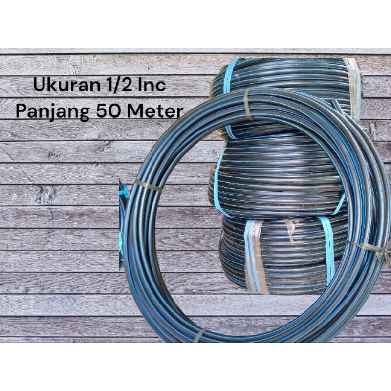 Jual Slang Air / Pipa HDPE 1/2 Inc Panjang 50 Meter Merk Rucika ...