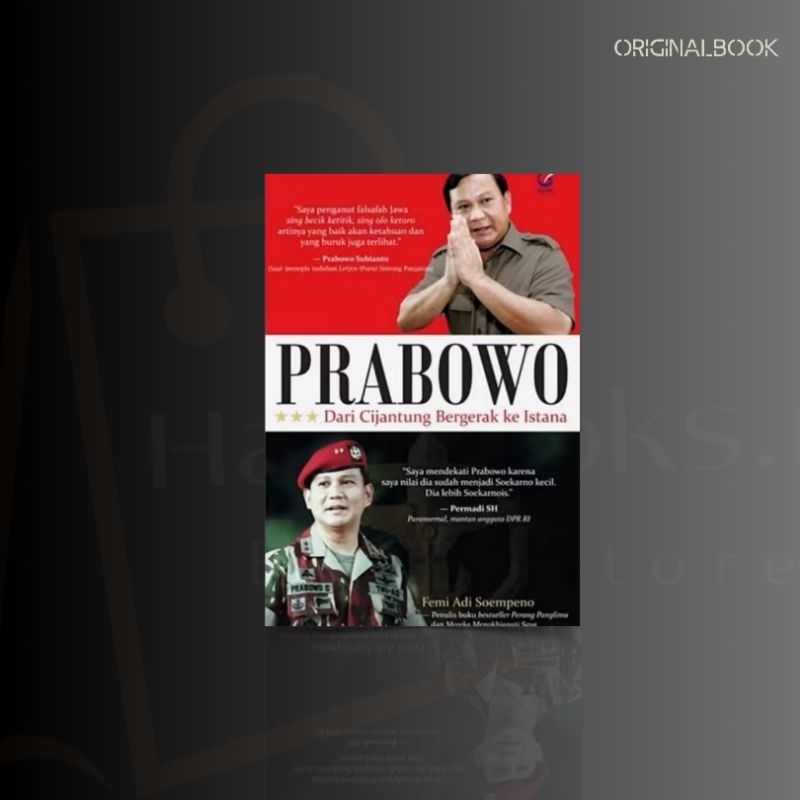 Jual Buku Prabowo dari Cijantung bergerak ke istana,Femi Adi soempena ...