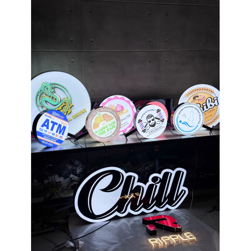 Jual Neon Box Signage Custom | Shopee Indonesia
