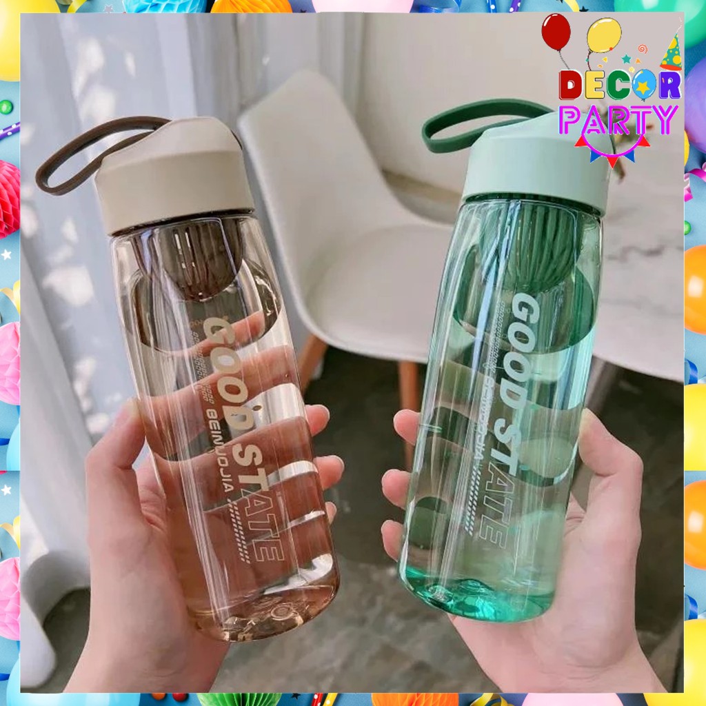 Jual DP Botol Minum Aesthetic Sport 750ml Botol Minum Good State 650ml Tumbler Plastik Bening ...
