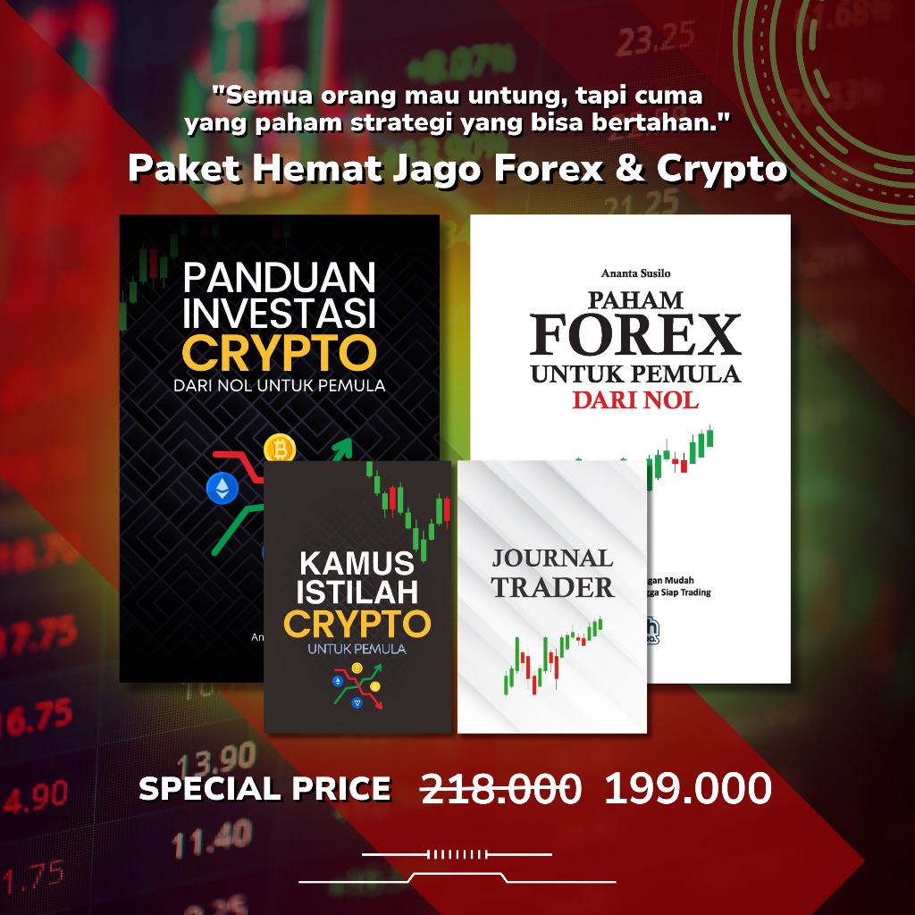 Jual Paket Hemat Panduan Investasi Crypto & Paham Forex Untuk Pemula Bonus Journal Trader ...