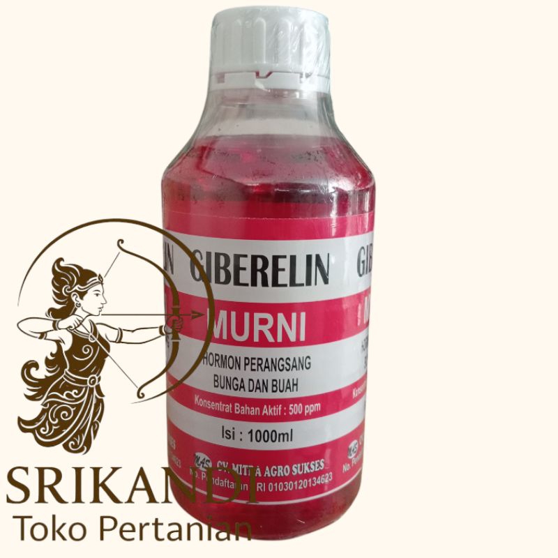 Jual Giberelin Murni Hormon Perangsang Bunga Dan Buah isi 1000 ml ...