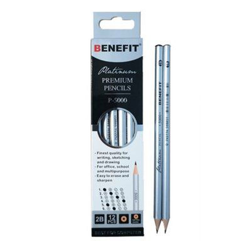 Jual ( 12 Pensil ) Pensil 2B Benefit P-8000 / P-7000 / P-9000 / P-3000 ...