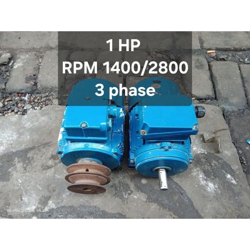 Jual DINAMO penggerak 1 Hp RPM 1400/2800 3 phase | Shopee Indonesia