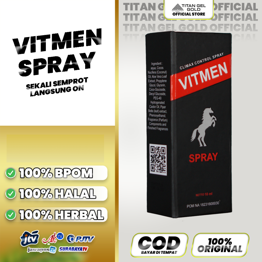 Jual VITMEN SPRAY TAHAN LAMA EJAKULASI DINI PENAMBAH STAMINA | Shopee ...