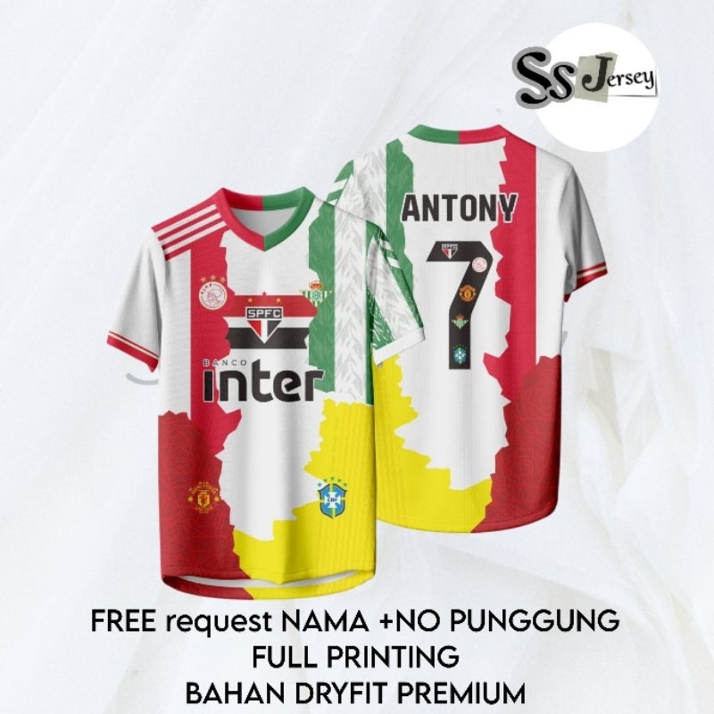 Jual Jersey ANTONY El Gasing Kombinasi sang Goat | Shopee Indonesia