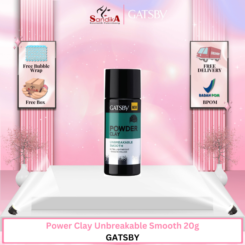 Jual GATSBY Powder Clay Unbreakable Smooth 20g | Shopee Indonesia
