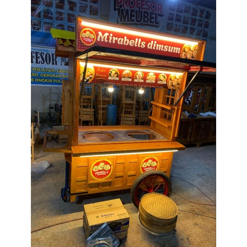 Jual gerobak dimsum paket lengkap | Shopee Indonesia