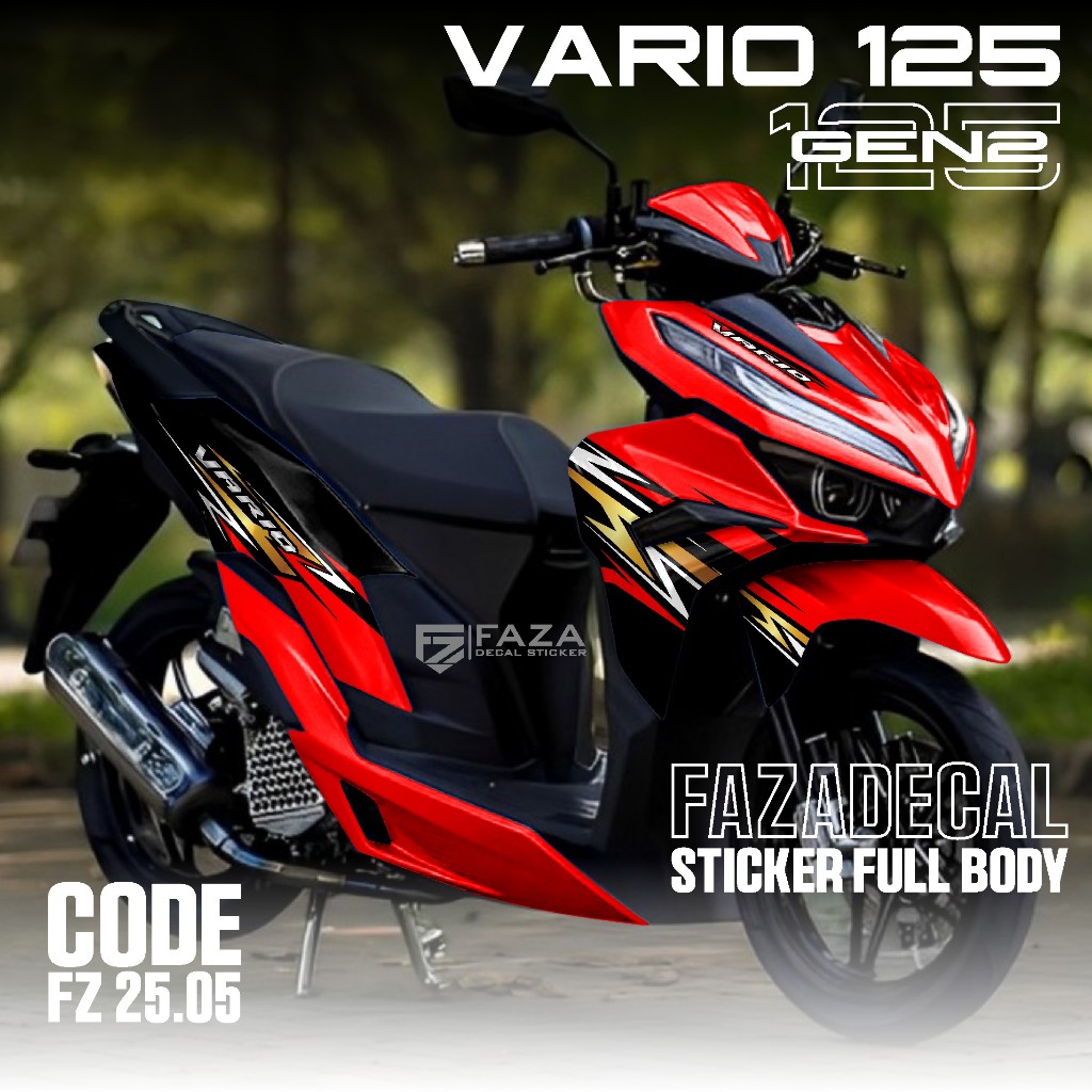 Jual ( COD ) Decal Sticker Vario 125 New Gen 2 2024 Full Body Terbaru ...