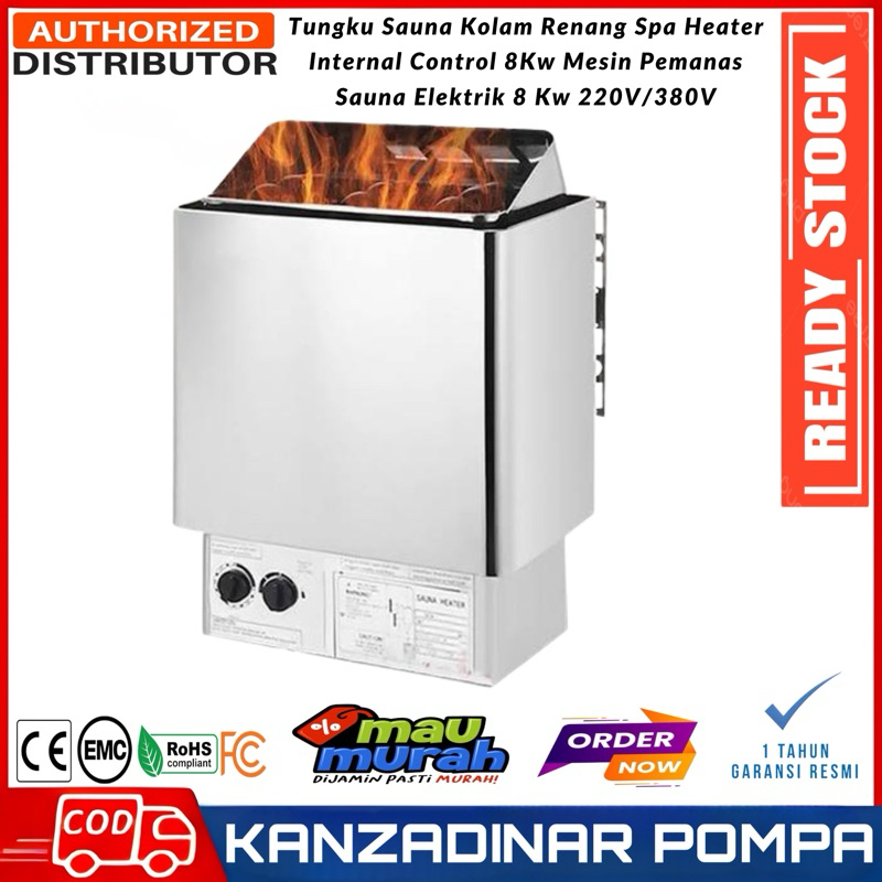 Jual Tungku Sauna Kolam Renang Spa Heater Internal Control 8Kw Mesin ...