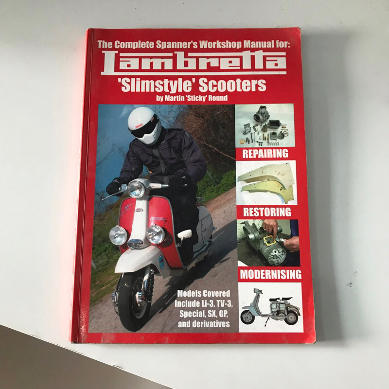 Jual Lambretta Scooters 3rd Edition by Martin “Sticky” Round Review Martin Round Complete ...