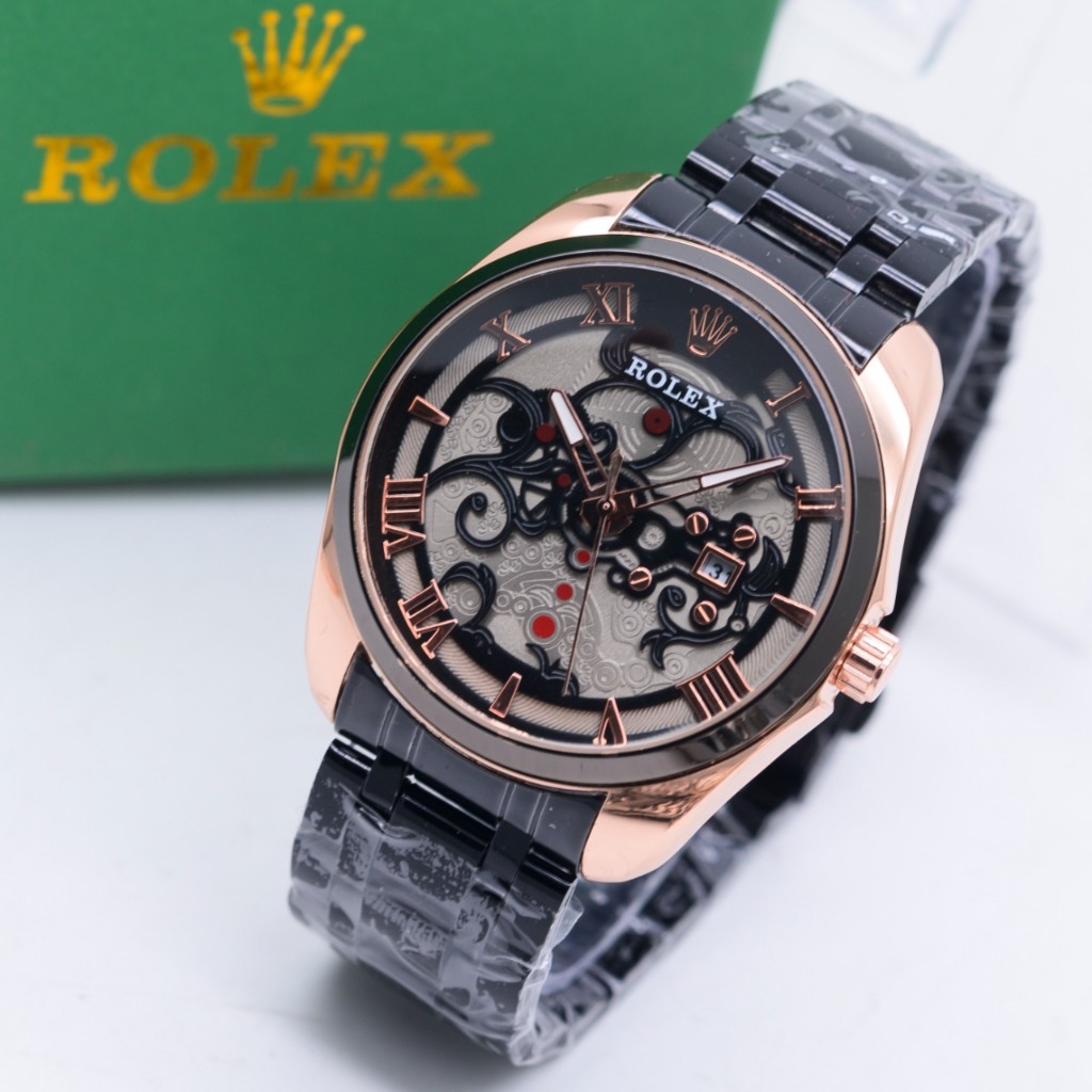 Jual JAM TANGAN PRIA ROLEX BATIK SV RANTAI BODY BULAT CHRONO VARIASI ...