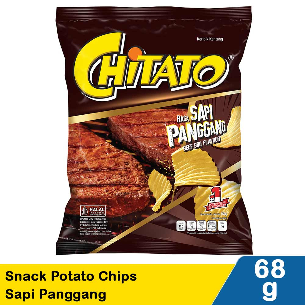 Jual CHITATO SNACK POTATO CHIPS SAPI PANGGANG PCK 68g | Shopee Indonesia