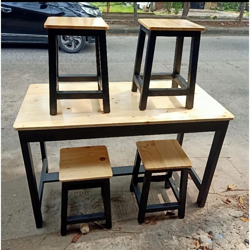 Jual Meja set Meja makan | meja CAFFE | meja restoran | Shopee Indonesia