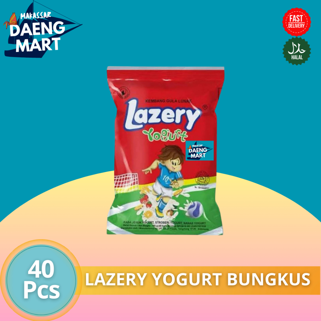 Jual Permen Makassar Lazery Bungkus Yogurt isi 40 pcs | Shopee Indonesia