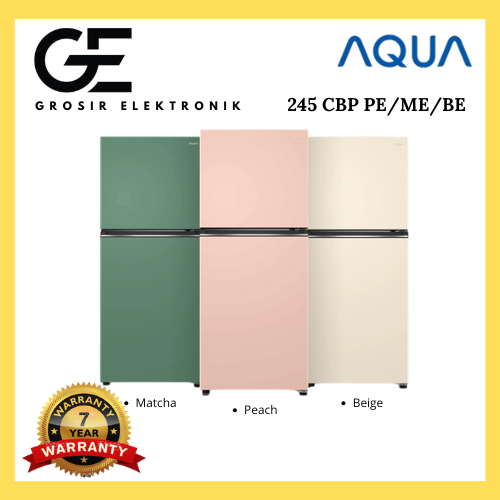 Jual KULKAS 2 PINTU AQUA AQRD 245CBP ME/BE/PE 185 LITER CHICOLOR GARANSI RESMI | Shopee Indonesia