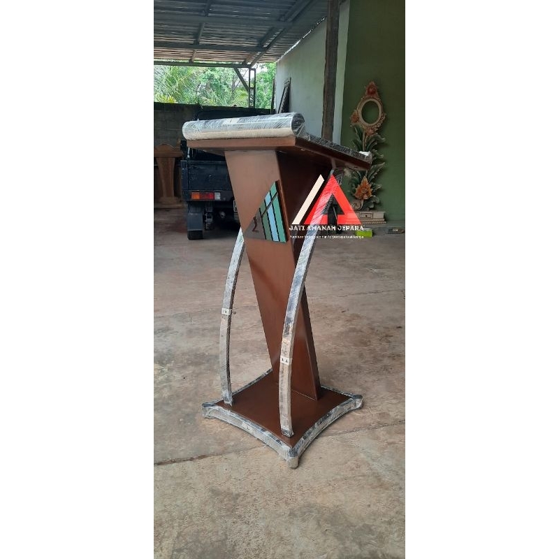 Jual podium minimalis, podium stainless, mimbar podium stainless ...