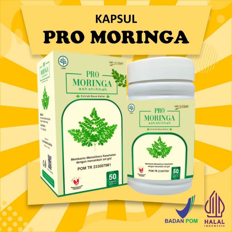 Jual Pro Moringa Original Ekstrak Daun Kelor 50 Kapsul | Shopee Indonesia