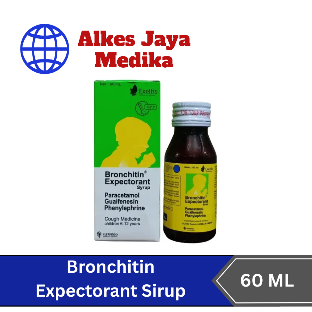 Jual Bronchitin Expectorant 60 ml ( Obat Batuk ) | Shopee Indonesia