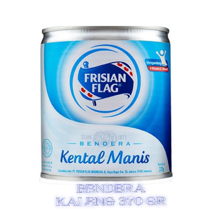Jual BENDERA SKM KENTAL MANIS KALENG 370 GR | Shopee Indonesia